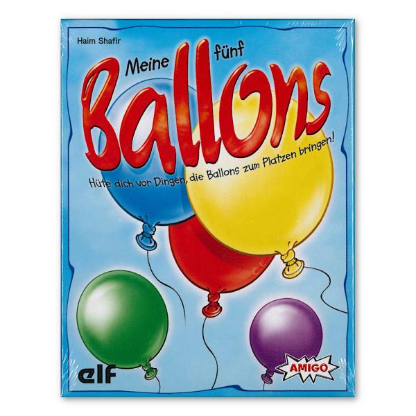 バルーンズ(エルフ版)/エルフ・アミーゴ/Haim Shafir（ハイム・シャフィール）/2−5人・10分・3歳〜はじめてのゲームとしてもおすすめの「バルーンズ」が、旧タイプの絵で復活。ゲームのルールに変更はありません。風船に「顔がついてい...