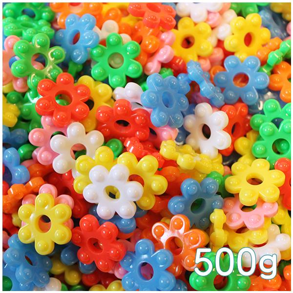 ひも通しあそびや、ままごとの具材に見立ててあそぶことのできる花はじき。並べてあそんだり、ひも通しとしてあそんだり、画僧のようにチェーンリングと合わせてあそぶことも可能です。※チェーンリングの大きさが以前販売されていたものと仕様が変わり、花は...