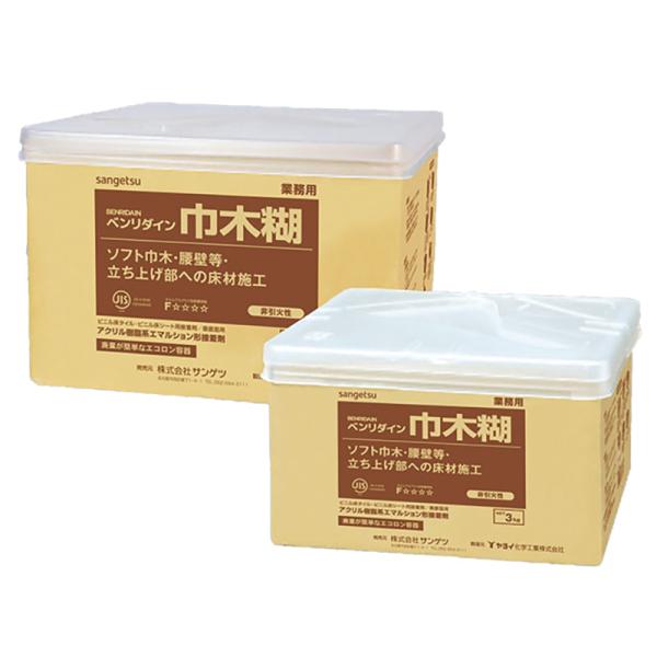 【種類】巾木専用接着剤・垂直面施工専用接着剤【用途】巾木・垂直面施工用接着剤【使用方法】付属のヘラを使用して施工してください。立ち上げ施工用。腰壁部の施工にも強力な接着力により、ビニル巾木のおさまりに優れています。壁面にも塗り易く、ビニル巾...