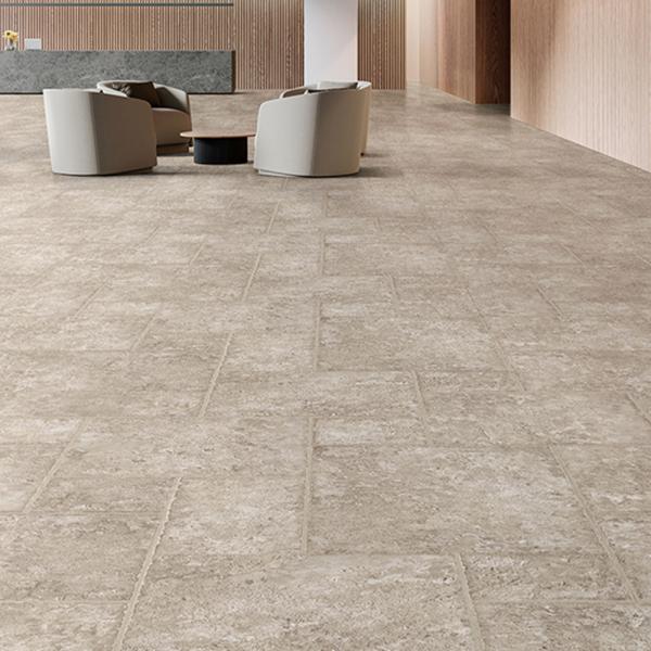 ※ご注意：こちらは商品見本のカットサンプル専用ページです※【種類】フロアタイル／複層ビニル床タイル 石目調【サイズ】＜約30cm角正方形程度＞全厚：3mm※カット箇所はランダムとなります【メーカー/カタログ】東リ（TOLI）タイルコレクショ...