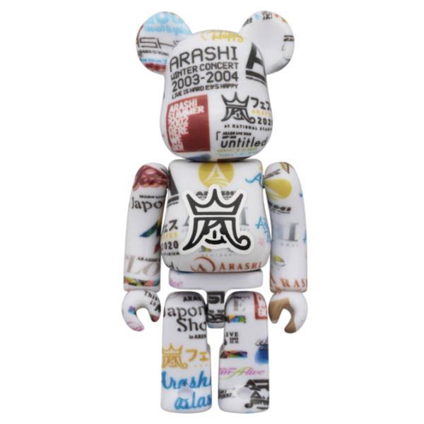 ARASHI LIVE LOGO BE@RBRICK 2026 嵐 ベアブリック ロゴ ライブ ライヴ・全高約70mm・ウォータープリント(水転写印刷)の仕様上、1体1体でロゴの配置や組合せが異なります。※発送方法のご指定は承れません。※ご...