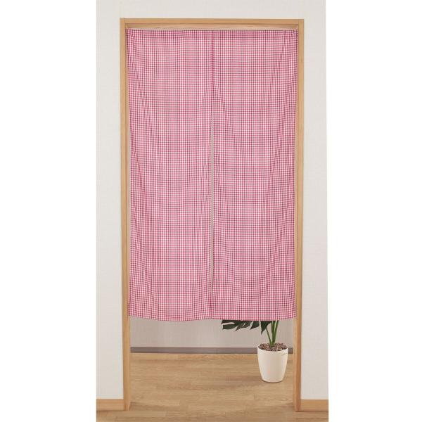全国送料無料。※郵便ポスト投函でのお届けになります。※ポスト投函の為、代引き・日時時指定不可※洋風のれんチェック85×150cmフローラnaru/レッド19107ワッフル調生地のチェック柄で仕上げています。■サイズ・約幅85cmx丈150c...