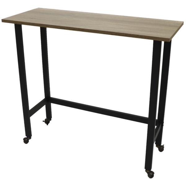 カウンターデスクテーブル幅100cm奥行40cmの奥浅タイプ82419仕事やバーカウンターとしても使用できるテーブル。■サイズ 幅100.0cm x 奥行40.0cm x 高さ90.0cm■材質 天板合成樹脂化粧パーティクルボード(メラミン...