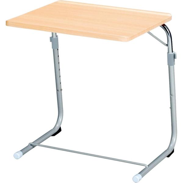 色はナチュラルNAでお届けします。商品サイズ幅535 奥行410〜465 高さ560〜870mm3段階角度調整もできます。7段階高さ調整もできます。折りたたみ時色　天板ナチュラル幅535 奥行50 高さ630mm材質　天板PVC貼りMDF繊...