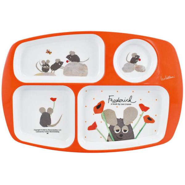 キッズ　メラミンプレート24×21.5cm/28.4×19.1cmレオレオニ(Leo Lionni)Frederick RD  (LLA-1301)全国送料無料。郵便受け投函でのお届け。郵便受け投函の為、代引き・日時指定不可。丈夫で割れにく...