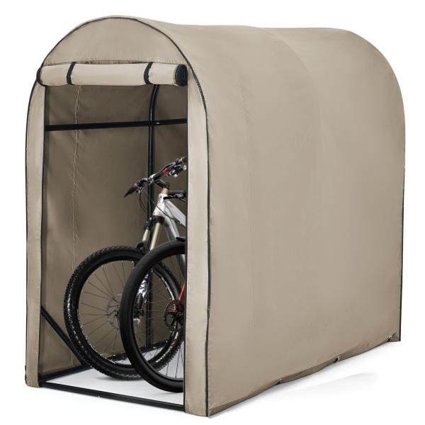 商品名：サイクルハウスカラー：グレー／カーキ／ブラウン／グリーンサイズ：S：約W94*H156*D180cmM：約W120*H163*D176cmL：約W156*H165*D220cm開口部サイズ：S：約W73*H138cmM：約W95*H...