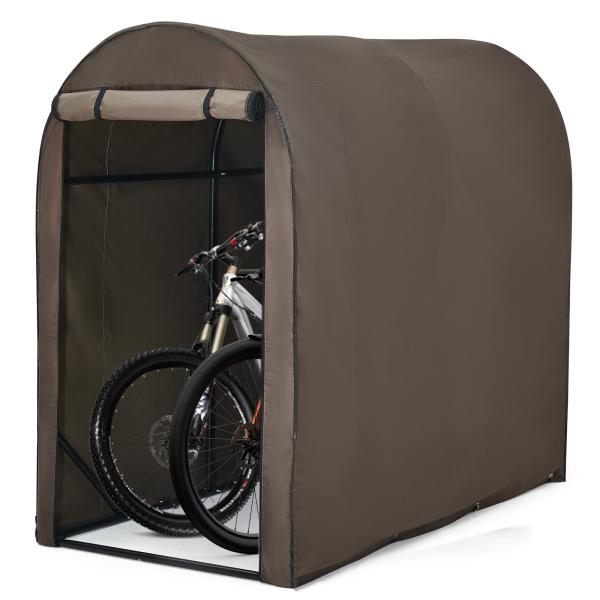 商品名：サイクルハウスカラー：グレー／カーキ／ブラウン／グリーンサイズ：S：約W94*H156*D180cmM：約W120*H163*D176cmL：約W156*H165*D220cm開口部サイズ：S：約W73*H138cmM：約W95*H...