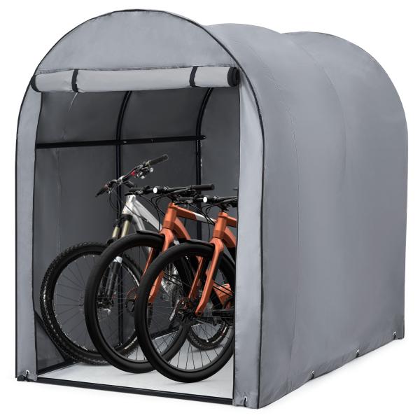 商品名：サイクルハウスカラー：グレー／カーキ／ブラウン／グリーンサイズ：S：約W94*H156*D180cmM：約W120*H163*D176cmL：約W156*H165*D220cm開口部サイズ：S：約W73*H138cmM：約W95*H...