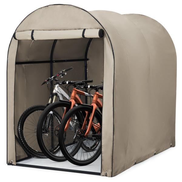 商品名：サイクルハウスカラー：グレー／カーキ／ブラウン／グリーンサイズ：S：約W94*H156*D180cmM：約W120*H163*D176cmL：約W156*H165*D220cm開口部サイズ：S：約W73*H138cmM：約W95*H...