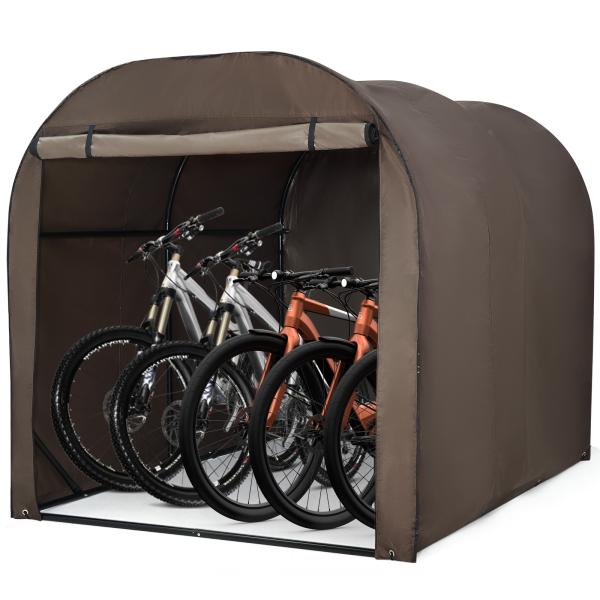 商品名：サイクルハウスカラー：グレー／カーキ／ブラウン／グリーンサイズ：S：約W94*H156*D180cmM：約W120*H163*D176cmL：約W156*H165*D220cm開口部サイズ：S：約W73*H138cmM：約W95*H...