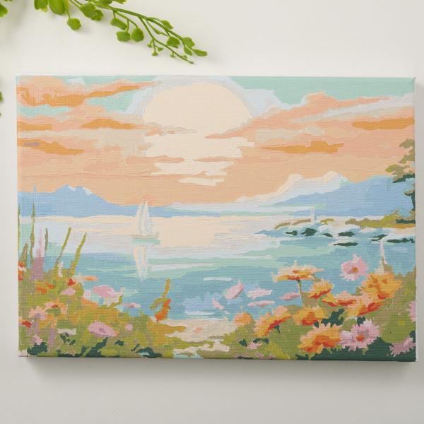 大人の塗り絵。　「私のアート時間」は、絵の具を使ったぬりえのシリーズです。絵の具と筆がセットになっているのですぐに始められます。不透明のアクリル絵の具で塗るので、本格的な油絵のような仕上がり。少し盛り上がるくらいに塗ると、油絵のような質感を...