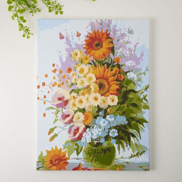 大人の塗り絵。　「私のアート時間」は、絵の具を使ったぬりえのシリーズです。絵の具と筆がセットになっているのですぐに始められます。不透明のアクリル絵の具で塗るので、本格的な油絵のような仕上がり。少し盛り上がるくらいに塗ると、油絵のような質感を...