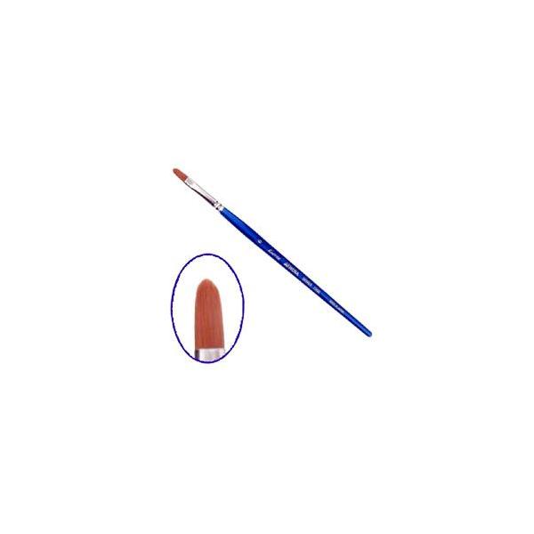 号数#12穂幅1.0cm穂丈1.9cm平筆の先を丸くした様な形が特徴で、その形を活かして花びらや葉を描くことができます。また、柔らかいエッジのストロ−クやブレンドに使用します。ナイロン画筆の世界最高水準を誇るラヴィア。筆先がきっちりとそろい...