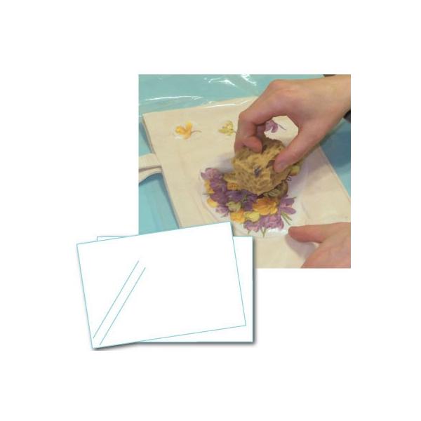 ナプキンペーパーをスポンジで圧着させる時、ペーパーの上にのせペーパーが破れるのを防ぐ。　B4サイズ　5枚入り 【爆買】