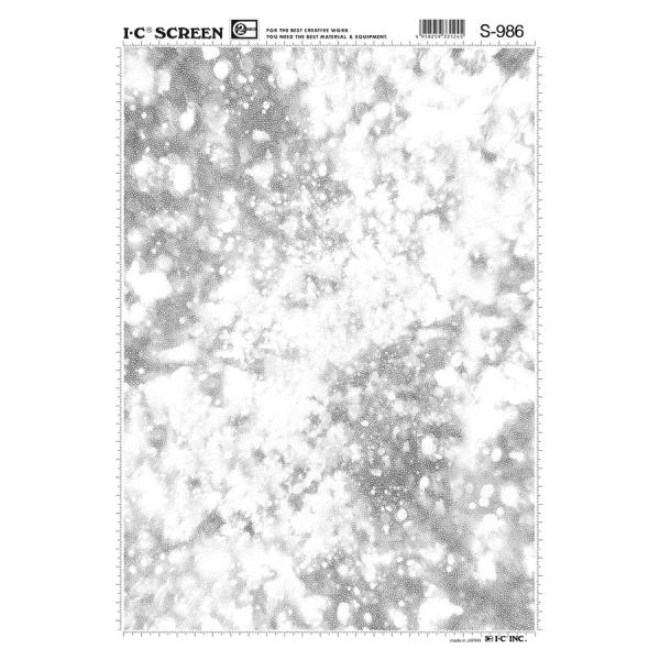 IC社のスクリーントーン。：351mm×244mm印刷面積310mm×210mm印刷上がりの美しさ、粘着力、カットしやすさ、デザインの使いやすさなど、全てにおいて高品質のスクリーン。 【爆買】