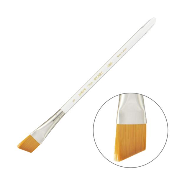 [WATER COLOR RESABLE]　水彩用に特に要求される、しなやかさと絵の具の含みを良くするために羊毛を最適量でブレンドした筆です。　リセーブル原毛ならではの穂先の揃い、含みの良さ、まろやかなタッチはまさに水彩筆としての持てる力を...