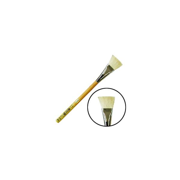 ▲デザイン平筆(PDB)●羊毛（ヤギ）、髯●羊毛でも固く、腰のある部分を使用。●アクリル絵具に最適。●筆のサイズ筆の巾3.2cm穂の長さ3.8cm 【爆買】