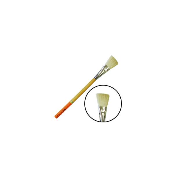 ▲ゴシック平筆（ペイント用）(PGB)●羊毛（ヤギ）、ナイロン●羊毛でも、固めで腰のある羊尾に、ナイロンを混毛。●腰の強い、弾力のある筆。●筆のサイズ筆の巾2.5cm穂の長さ4.2cm 【爆買】