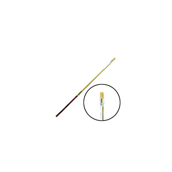 極品平筆(PHB)。　羊毛（ヤギ）、ナイロン。　含みよく、腰もある。　デザイン向き。　筆のサイズ筆の巾0.6cm穂の長さ1.4cm　※墨彩画、日本画にもおすすめです。 【爆買】