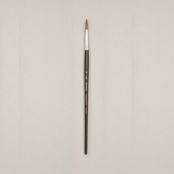 ▲水彩筆GR(GRM)丸型●馬毛、豚毛(高級)●筆のサイズ筆の巾0.4cm穂の長さ1.9cm 【爆買】