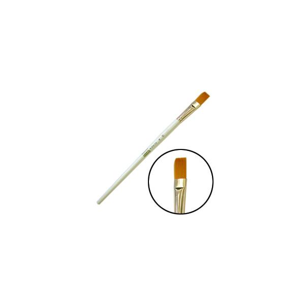 ▲水彩筆(茶色)B(平)●ナイロン●アクリル画に向く。●耐久性にすぐれる。●筆のサイズ筆の巾1.2cm穂の長さ2.2cm 【爆買】