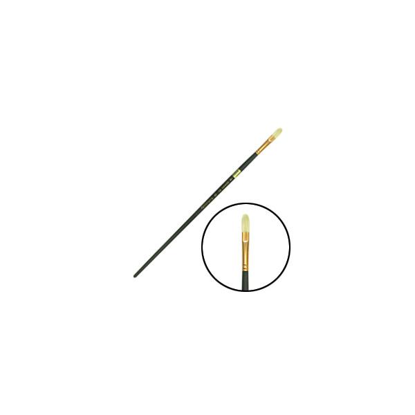▲高級豚画筆GL(丸平型)●豚毛●筆のサイズ筆の巾0.6cm穂の長さ1.7cm 【爆買】