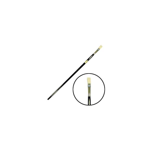 ▲油絵筆S(平)100●豚毛●筆のサイズ筆の巾0.8cm穂の長さ1.5cm 【爆買】