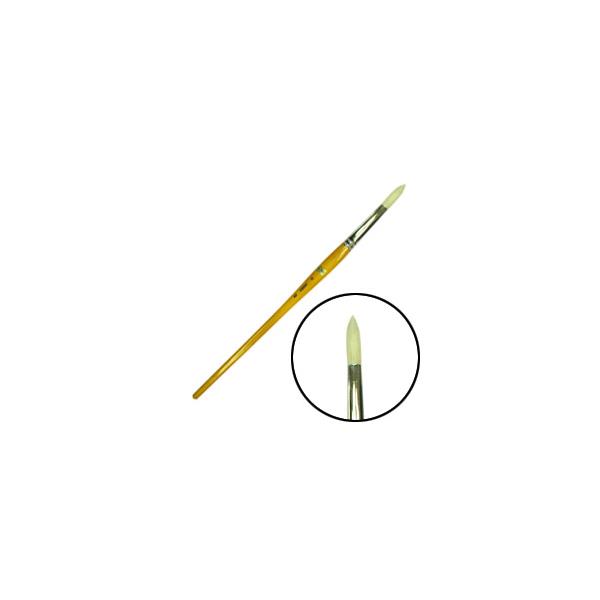 ▲オリジナル豚画筆ER(丸)●豚毛●筆のサイズ筆の巾1.1cm穂の長さ3.6cm 【爆買】