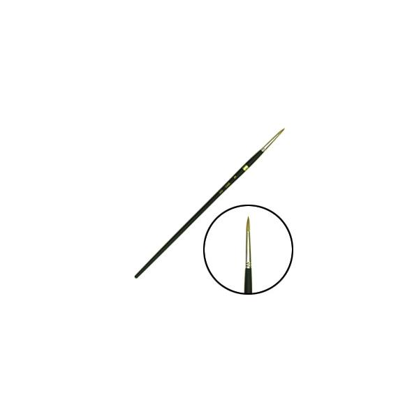 ▲油絵筆(OXR)(丸)●馬毛●牛耳毛の含みの良さ、まとまりの良さを追求した馬毛。●筆のサイズ筆の巾0.3cm穂の長さ1.3cm 【爆買】