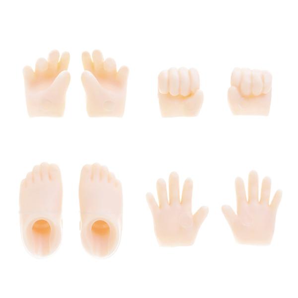 肌がツヤ消し処理になったマットスキンタイプのOBITSU11用の手・足セットです。　ハンドパーツは通常の11cmオビツボディに付属している「開き手」「持ち手」「握り手」（各種左右セット）。　足はマグネットが付いていないのでご確認の上ご購入く...