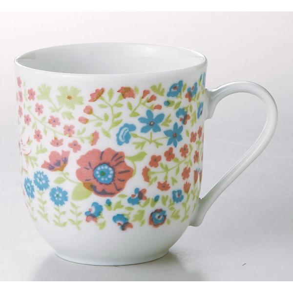 やさしい気持ちになれる、小花柄。　可憐な小花をやさしい色彩で描きました。　オーガニック素材のスープやスイーツなど、ナチュラルな料理と相性抜群。　φ8.3×8.5cm ピンホール・鉄粉が発生することがあります。これは窯で焼く過程でどうしても発...