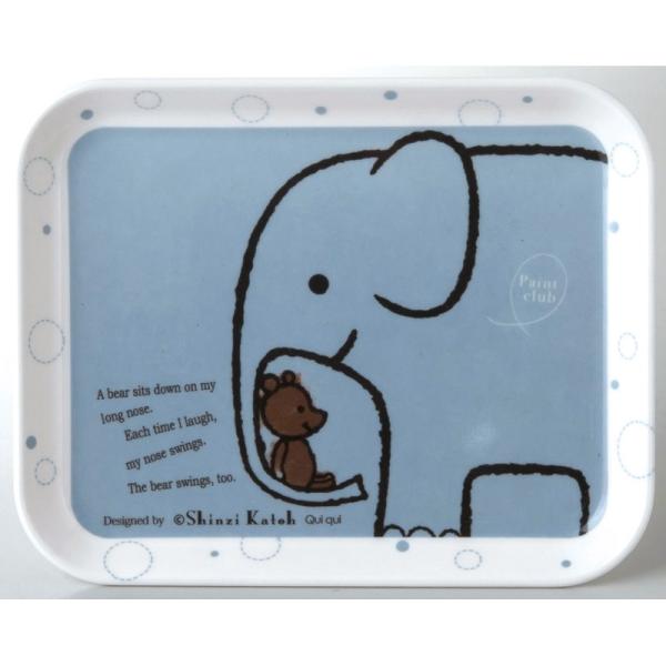 おやつタイムやお客様のおもてなしの際に使えるかわいいトレーです。　トレー:15×19cm/メラミン樹脂 【爆買】