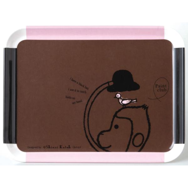 おやつタイムやお客様のおもてなしの際に使えるかわいいトレーです。　トレー:18×24cm/メラミン樹脂 【爆買】