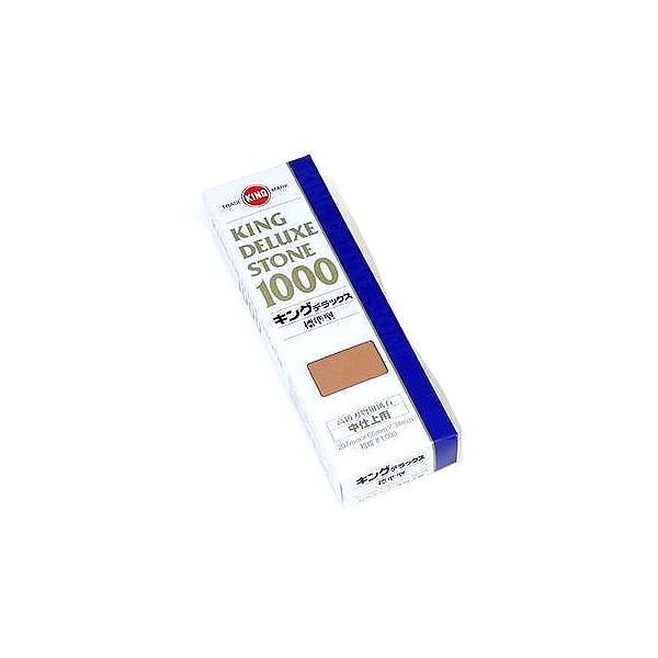 ■キングデラックス製品の特長　あらゆる刃物の中砥ぎ用の砥石として開発された品です。　特殊砥材にて制作されていますので品質は永久不変で、切れ味が冴えるするどい刃が付き、作業の能率を高めます。　使用前3分程度水に浸し、砥石に充分水を含ませてから...