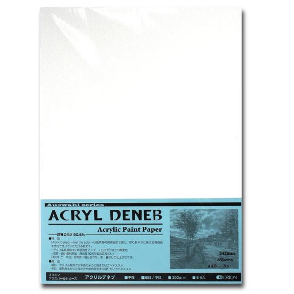 キャンバス地ではないアクリル絵具向け画材用紙。　白い画材用紙(白色度90.6％蛍光塗料なし)　「細目」と「中目」を両面に組み合わせ、表・裏なしの仕上がりです。　●細目：アクリル絵具で水彩画のように描きたい方へオススメ　●中目：紙肌を生かした...