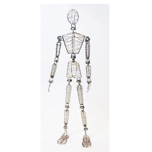 ワイヤー式なので木製モデル人形では不可能な様々なポージングが可能。　高さ：約29cm 【爆買】