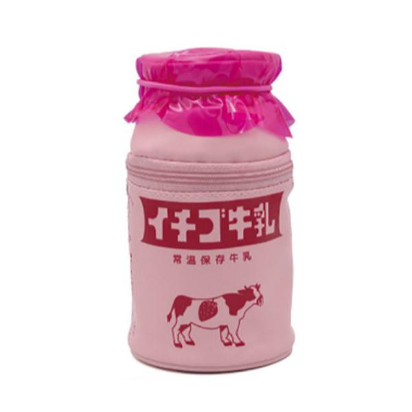 みみちゃん堂 牛乳瓶ポーチ イチゴ