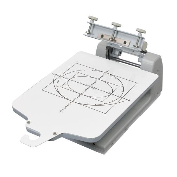 ※【製版機能はついておりません。別売りの製版機をお求め下さい　商品コード：ty-010035】　卓上型 　プリント可厚 約8mm 　プリント巾 約220×350mm 　本体寸法 約400(w)×700(d)×300（h）mm 　本体重量 1...