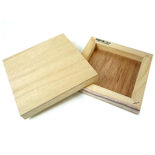 水彩画やデザイン、イラスト、コラージュ、写真、日本画などマルチに使われる木製パネルです。　学校や教室、オフィスやイベント会場、プロからアマまで最もよく使われている、国内生産の木製パネルです。　【木製パネルの厚さについて】●F0〜F30号(9...