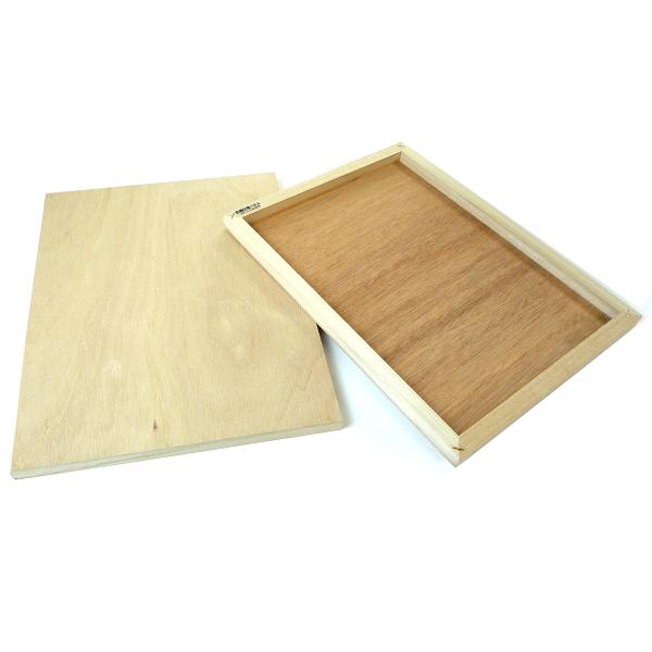 水彩画やデザイン、イラスト、コラージュ、写真、日本画などマルチに使われる木製パネルです。　学校や教室、オフィスやイベント会場、プロからアマまで最もよく使われている、国内生産の木製パネルです。　【木製パネルの厚さについて】●F0〜F30号(9...