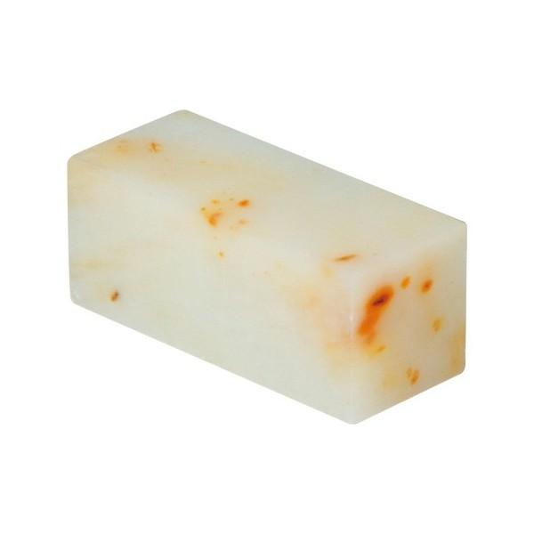 約20×20×50mm　印材石硬度比較・・・中くらい　透明感がありますが、色、模様がさまざまです。適度に軟らかく、高麗石よりも硬く丈夫で彫りやすい石です。　※自然物のため、色味にばらつき、個体差がございます。予めご了承下さいませ。