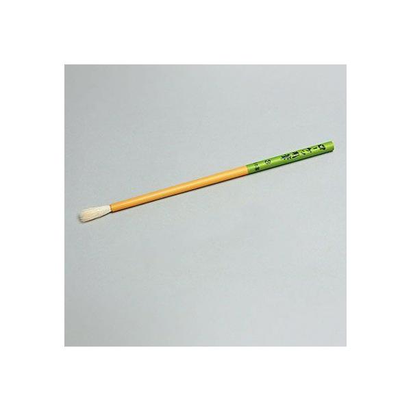 穂サイズ：約25×5.5mmφ　耐熱性のあるろう描き用の筆です。　初めて使う際には、必ず筆ならし(ろうの温度が低いうちから筆をつけて温度にならす)を行います。