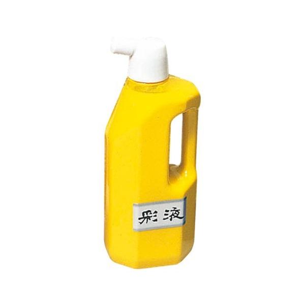 彩液/単色・黄/500ml　染料でなく、顔料で作られた水溶性インキです。混色も自由で色むらや筆あとが出ないように均一に染色できます。 【爆買】