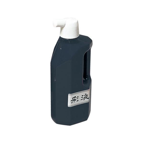 彩液/単色・黒/500ml　染料でなく、顔料で作られた水溶性インキです。混色も自由で色むらや筆あとが出ないように均一に染色できます。 【爆買】