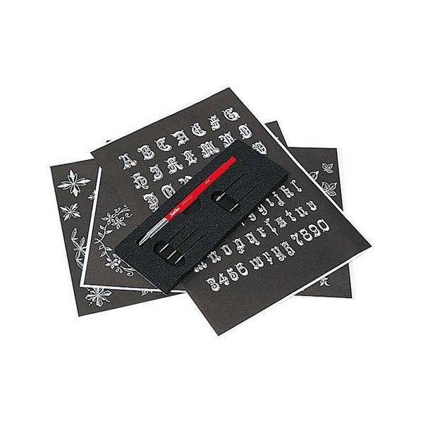 《セット内容》　ホルダー、ダイヤビット（小丸・中丸・大丸・つぼみ）各1、軸付砥石（1）、英数字・図案（56点）、透明収納ケース付　手彫りガラス装飾の幅広い表現ができる様ビットの種類を充実させました。グラスリッツエン（Glasritzen)　...