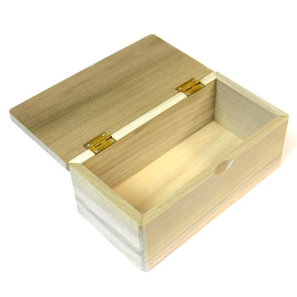 桂材　完成サイズ：116×91×H70mm　内貼ウールペーパー　※別売のクリヤオルゴールをお求めください。 【爆買】