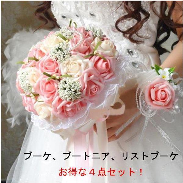 高級花材を使っていてこのお値段はすっごく！一生の幸せと感動と、ずっとずっと思い出を残せるアーティフィシャルフラワーブーケに、ぜひチャレンジしてみてください。サイズ：ブーケ直径約25cm（手作りのため、サイズは多少前後します。）花束形：ラウン...