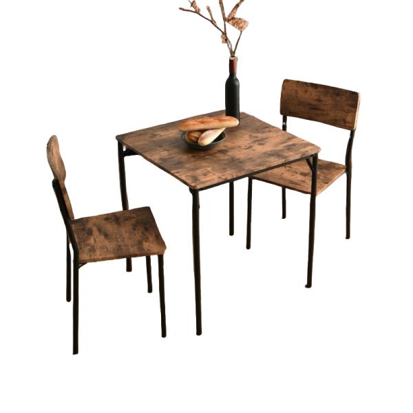 【商品仕様】商品サイズ：テーブル:幅70x奥行70x高さ75cm チェア:幅40x奥行44x高さ86cm(座面高さ:45cm)耐荷重：テーブル:約20kg チェア:約80kg重量：約12kg素材：】テーブル:合成樹脂化粧繊維板(PVC)・粉...