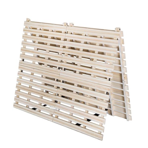 Product Features【おススメポイント】 1. 【全天然木素材ベッド】強度と存在感のフレーム、ナチュラル桐材を採用して天然桐材こその味わい。優れた湿気対策・防カビ・防虫桐天然材を利用します。2.【滑り止め付きで不快なガタツキ防止...