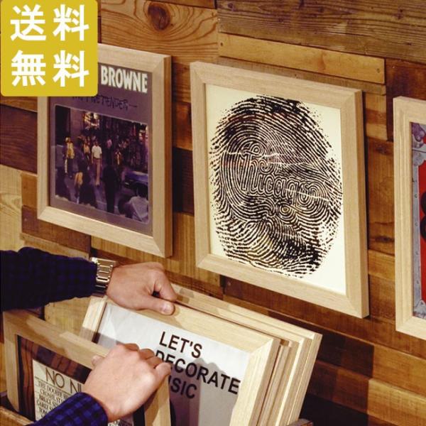 お気に入りのLPレコードのシャケットをフレームに入れて壁に飾ることができます。サイズ:W36.5xD36.5ｘH2材質：天然木化粧繊維板(アッシュ)　ガラス原産地：中国